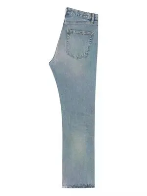 FRAME X Sotheby's Frayed Jeans - Blue