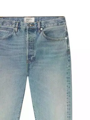 FRAME X Sotheby's Frayed Jeans - Blue