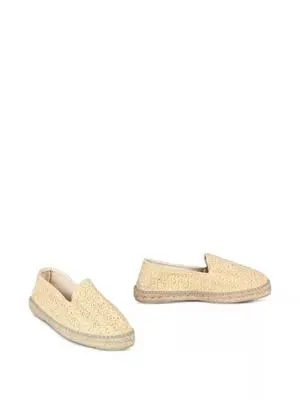 Manebí Raffia Espadrilles - Neutrals