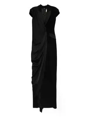 SILK LOVE & LACE Silk V-neck Dress