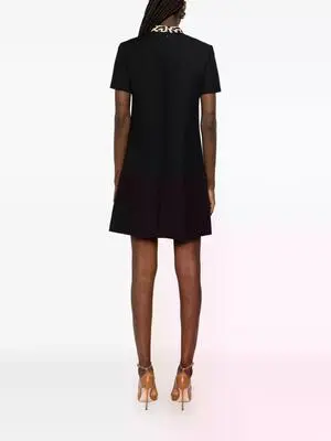Valentino Garavani Leopard-print Bow Mini Dress