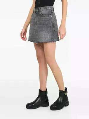Liu Jo Frayed Hem Denim Skirt