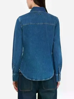 Liu Jo Denim Scarf Collar Shirt
