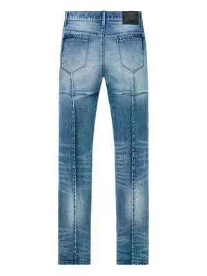 RtA Clayton Distressed Skinny Jeans - Blue