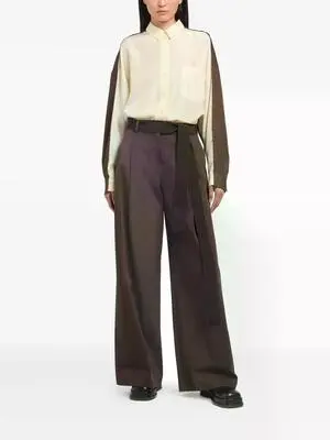 Ports 1961 Pleated Wide Leg Trousers