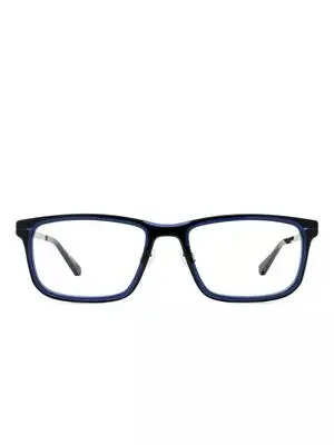Shinola Rectangle-frame Glasses - Blue