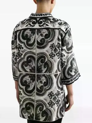 Dolce & Gabbana Majolica-print Shirt - Black