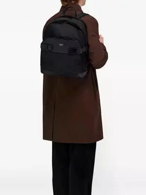 FERRAGAMO Leather Trim Backpack
