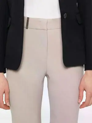 Peserico Cropped Trousers - Neutrals