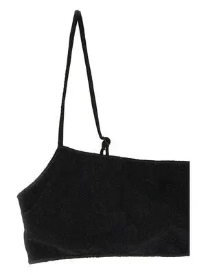 MC2 SAINT BARTH Bandeau-style Bikini Top - Black