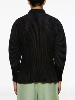 Issey Miyake Pleated Shirt Jacket