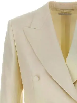 Brioni Flavia Double-breasted Peak-lapel Blazer - Neutrals