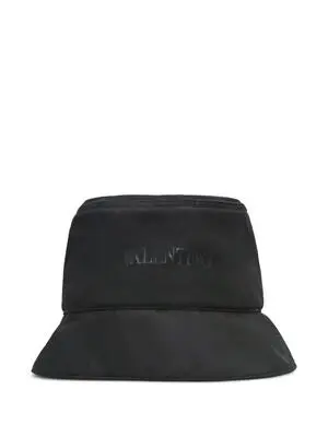 Valentino Garavani Logo-print Bucket Hat - Black