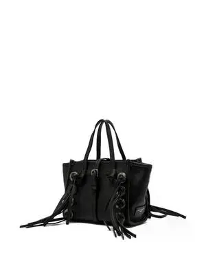 GIANNI CHIARINI Marcella Fringe-embellished Leather Tote