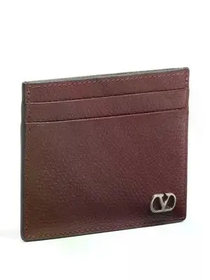 Valentino Garavani Vlogo Signature Cardholder - Brown
