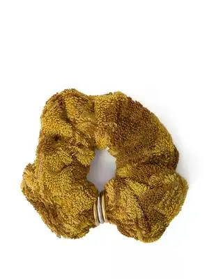 Chloé Logo-engraved Scrunchie - Yellow