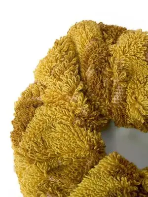 Chloé Logo-engraved Scrunchie - Yellow