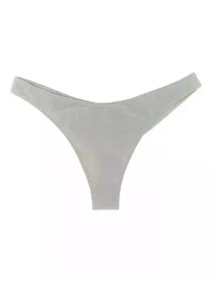 MC2 SAINT BARTH Naomi Lurex Bikini Bottom - Silver