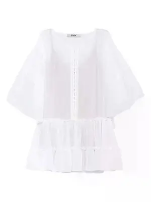 PNK Ruffled-detail Mini Dress