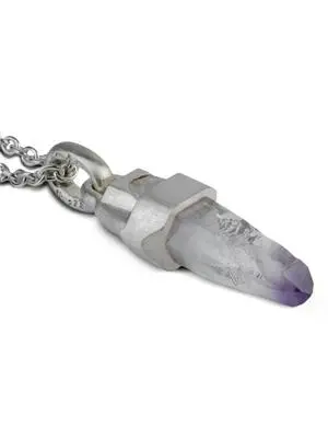 PARTS OF FOUR Amethyst Sterling Necklace - Silver