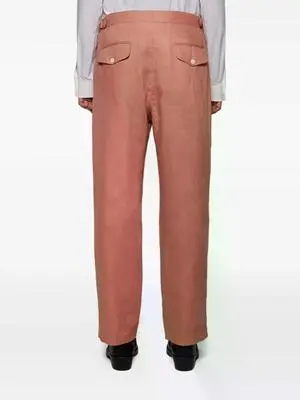 BODE Linen Trousers - Pink