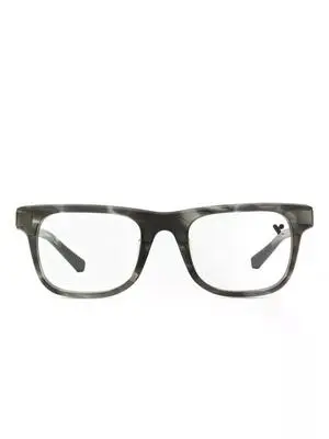 Shinola Thunderbolt Rectangle-frame Glasses - Brown