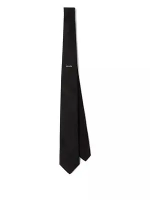 Prada Silk Tie - Black