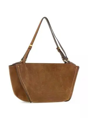 GIANNI CHIARINI Bloom Suede Tote Bag - Brown