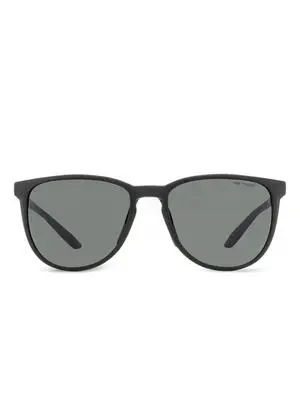 Nike Oval-frame Keyhole-bridge Sunglasses - Black