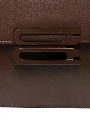 Victoria Beckham Dorian Leather Shoulder Bag - Brown