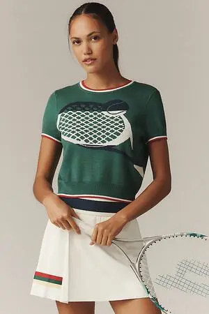 Tretorn Knit Racquet Sweater - Sweater Green