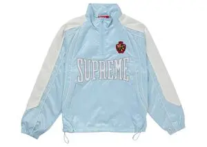 Supreme Satin Piping Pullover - Light Blue