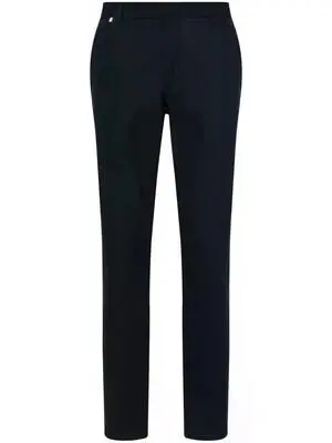BOSS Tapered-leg Cotton-blend Trousers