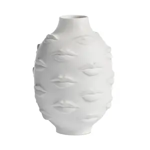 Jonathan Adler Gala Round Vase - White