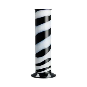 KOSTA BODA Lab Cylinder Vase - Black/white