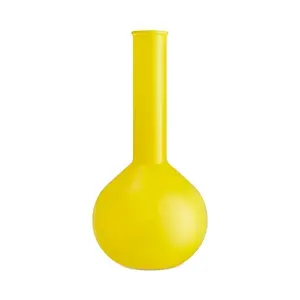 KOSTA BODA Lab Round Flask Vase - Yellow