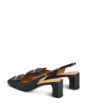 TOD'S Slingback Pumps - Black