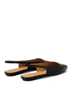 TOD'S Slingback Ballerina Flats - Black