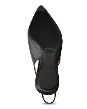 TOD'S Slingback Ballerina Flats - Black