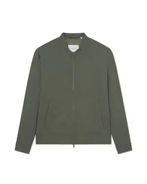 LES DEUX Como Bomber Jacket - Olive Night