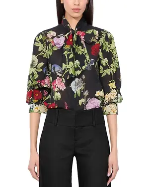 Alice + Olivia Lloyd Floral Blouse - Venus Floral