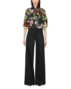 Alice + Olivia Lloyd Floral Blouse - Venus Floral
