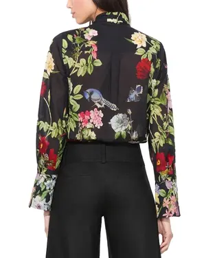 Alice + Olivia Lloyd Floral Blouse - Venus Floral
