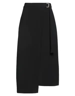 Alpha Studio Midi Wrap Skirt With Buckle Fastening