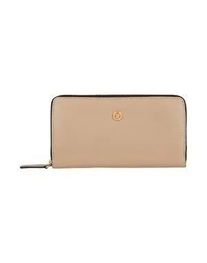Versace Woman Wallet Black Size - Leather Grey