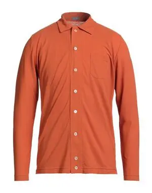 ZANONE By Slowear Shirt Size Cotton - Orange