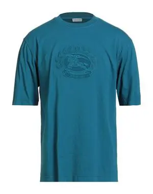 Burberry T-shirt Deep Teal Size Cotton, Elastane - Green