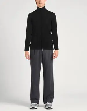 Iceberg Wool Zip Up Cardigan - Black