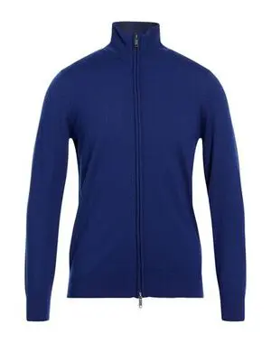 Iceberg Wool Zip Up Cardigan - Blue