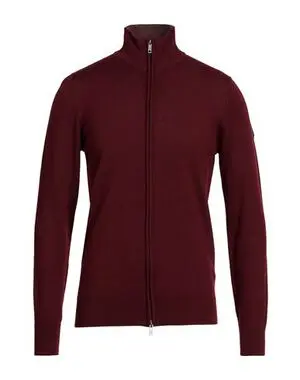 Iceberg Wool Zip Up Cardigan - Red
